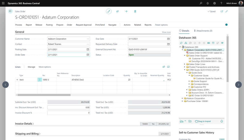 Deep Data Linking – What is it, and how to use it in Business Central?