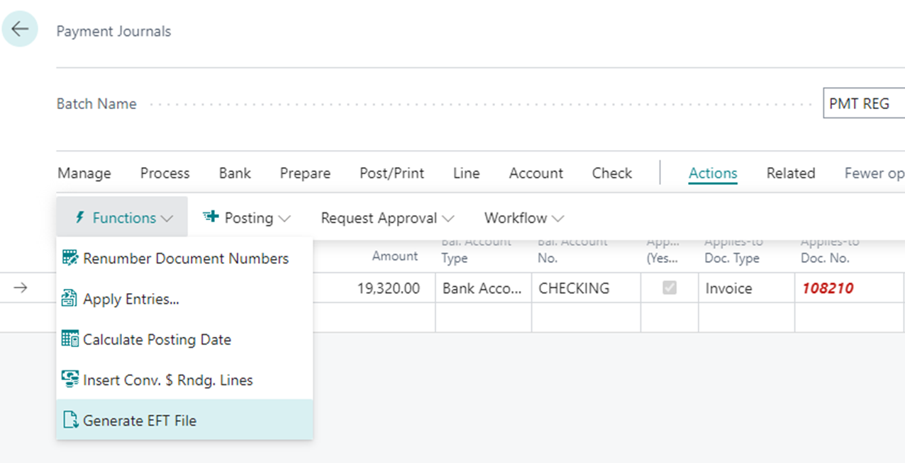 How To Set Up and Use EFT/ACH in Business Central