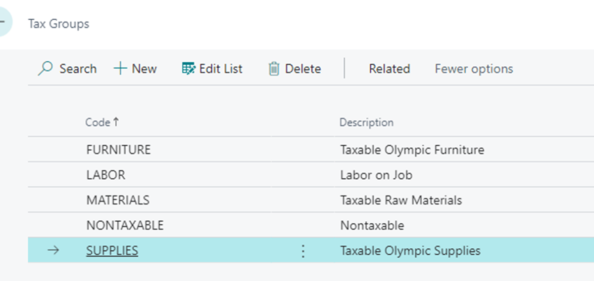 Setting Up Use Tax in Business Central