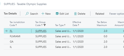 Setting Up Use Tax in Business Central