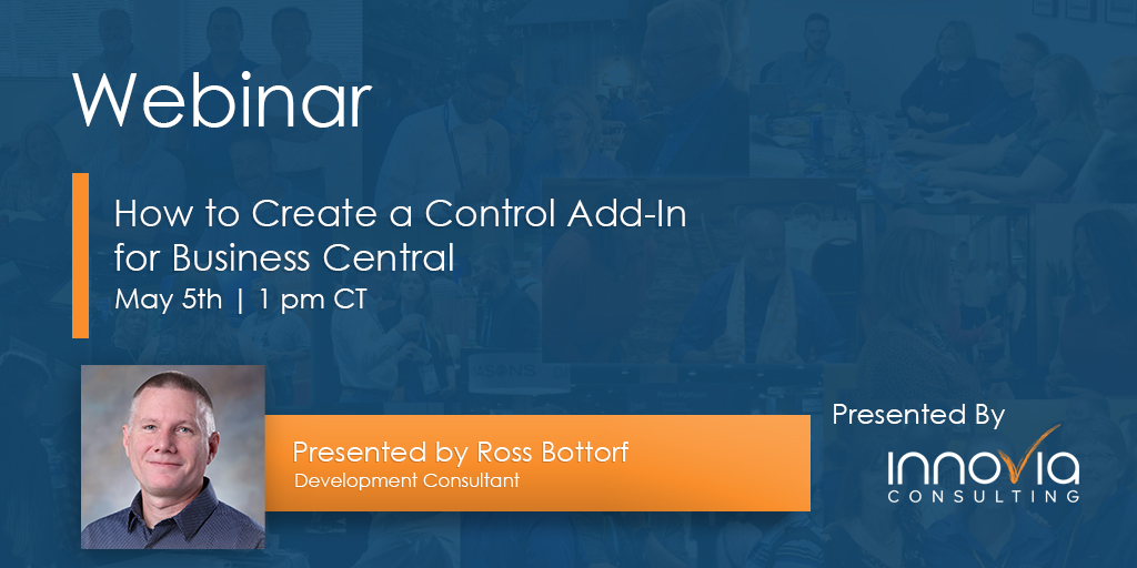 How to Create a Control Add-In for Business Central Webinar